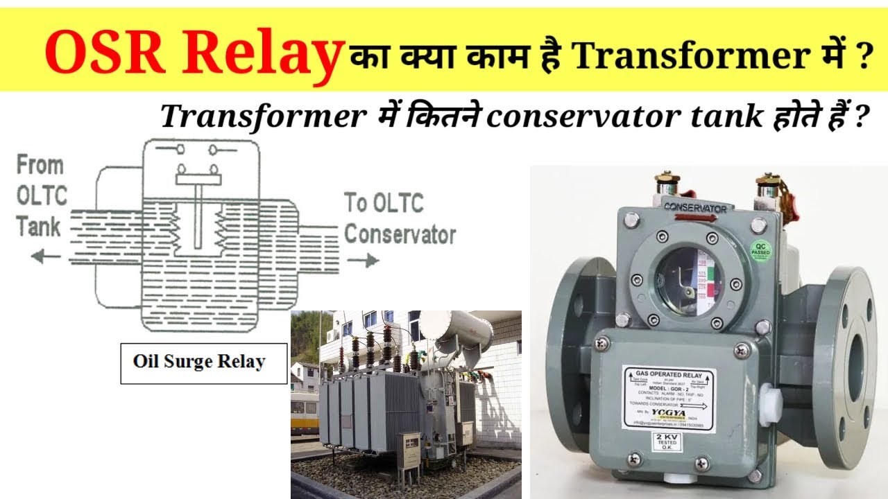 What is use of OSR relay in Transformer ? | On Load Tape Changer Safety Relay #osr #relay - YouTube