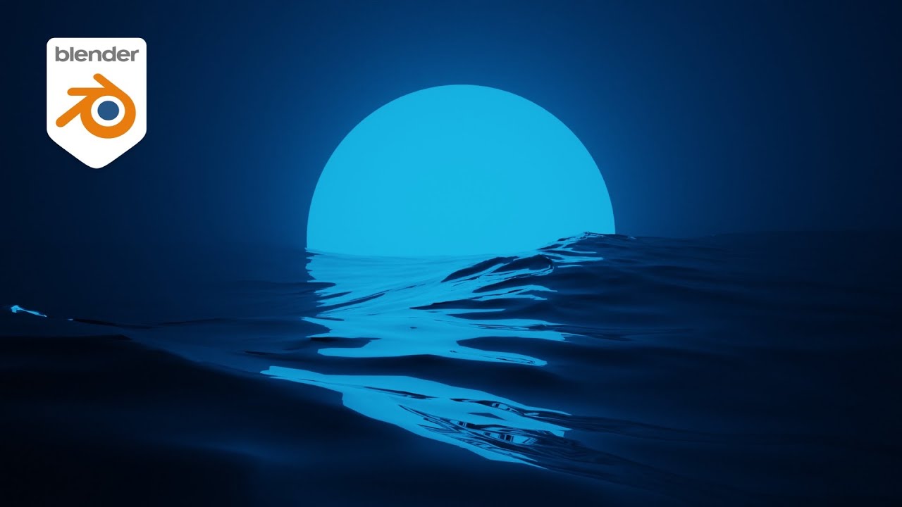 Easily Create This Minimal Ocean Scene in Blender - YouTube