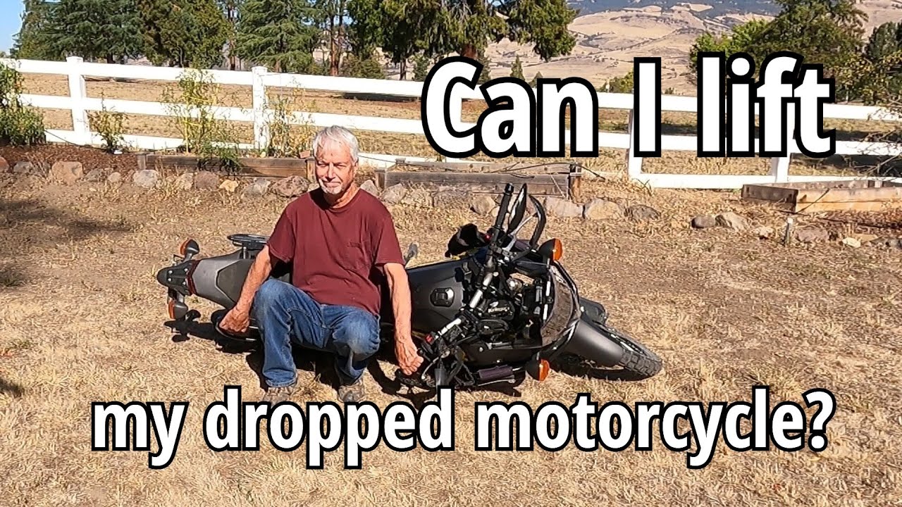 Can I lift my dropped motorcycle? - YouTube