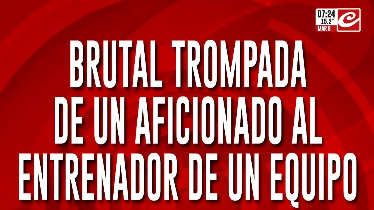 Futsal violento: brutal trompada de aficionado a entrenador de equipo ...