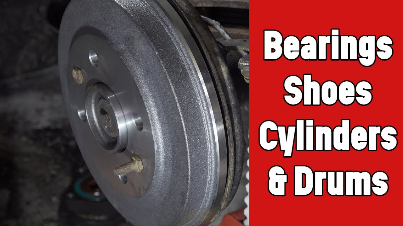 Bearings, Shoes, Cylinders and Drums for the back of the Fiat Panda 4x4 ...