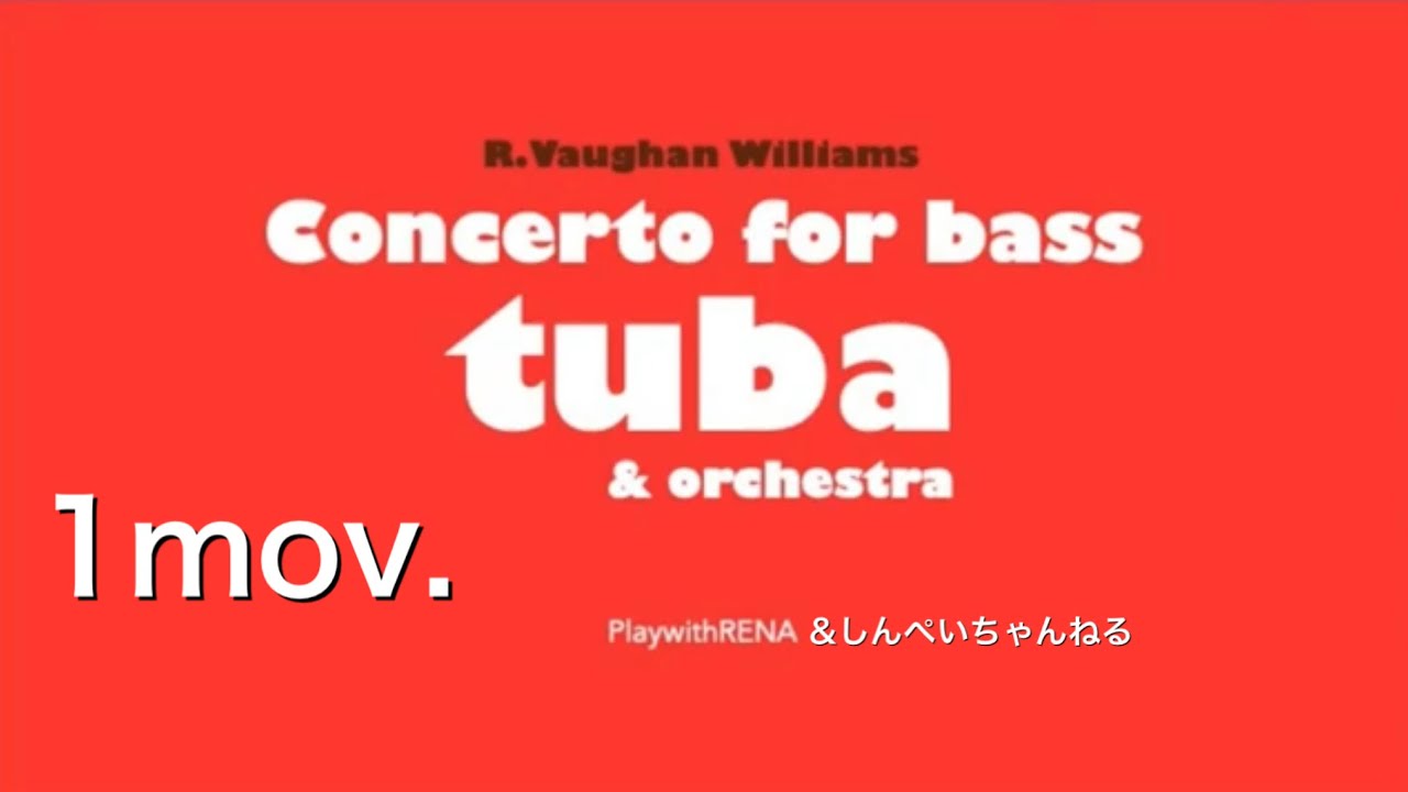 Vaughan Williams Concerto for bass tuba 1mov. - YouTube