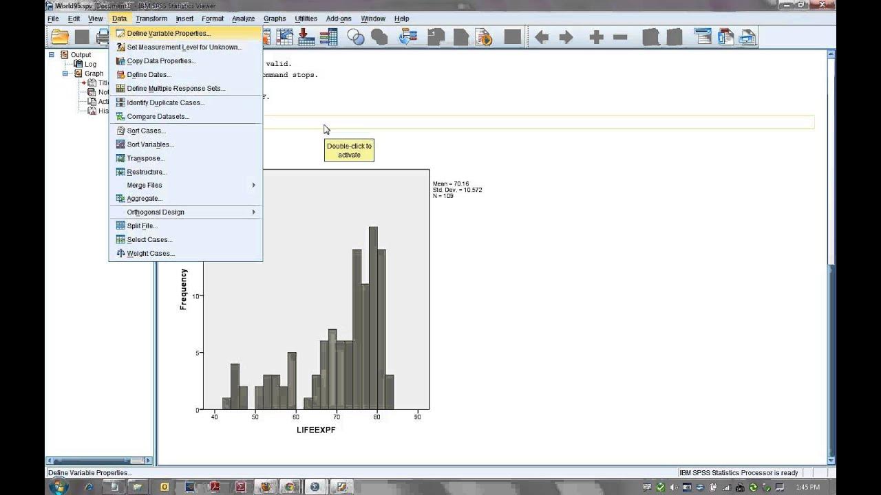 Tutorial 1 - Introduction - Part 2a - Introduction to SPSS - YouTube