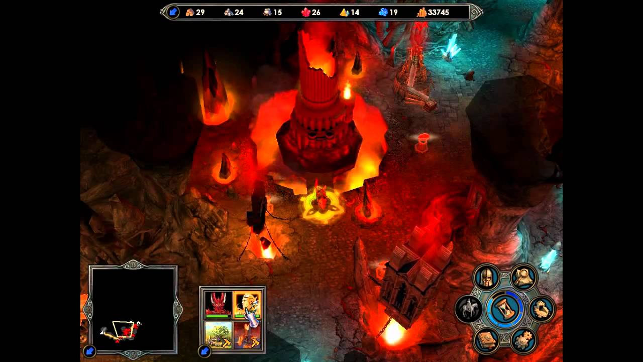 Heroes of Might and Magic V HD Walkthrough Mission 9 Inferno part 1 ...