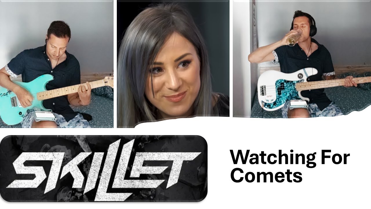Skillet - Watching For Comets - Bass & Guitar Cover - YouTube
