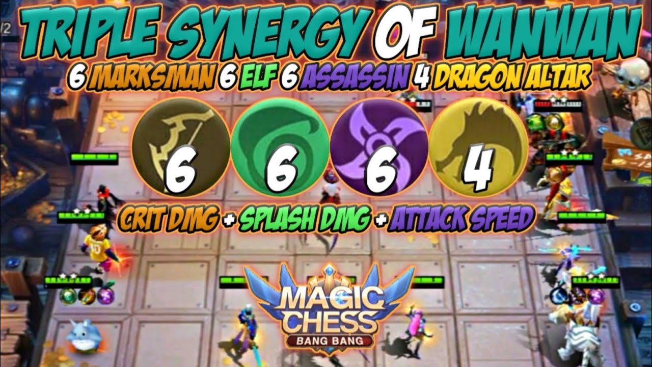 COMBO MAGIC CHESS TERKUAT TERBARU - COMBO 6 MM 6 ELF 6 ASSASSIN 4 ...