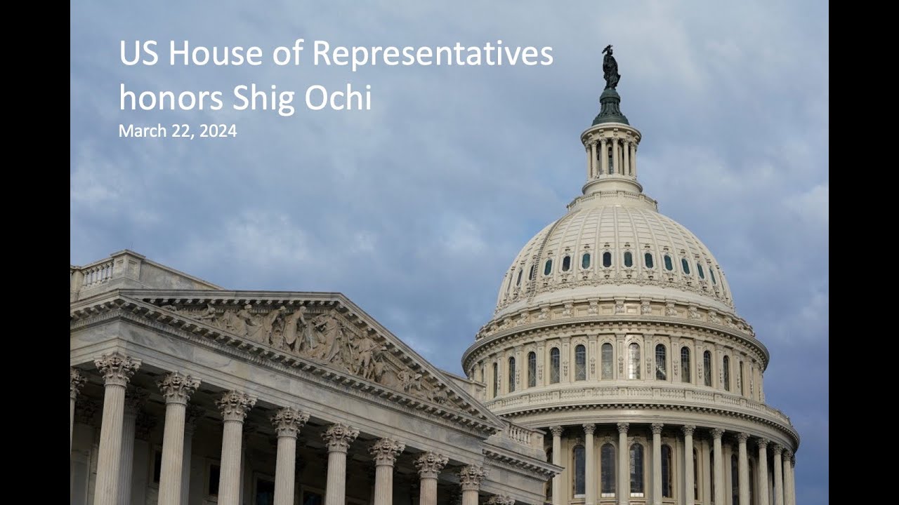 Congress Honors Shig Ochi - YouTube