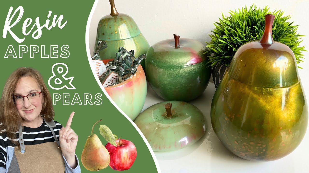 Resin Apples & Pears with Let’s Resin - YouTube