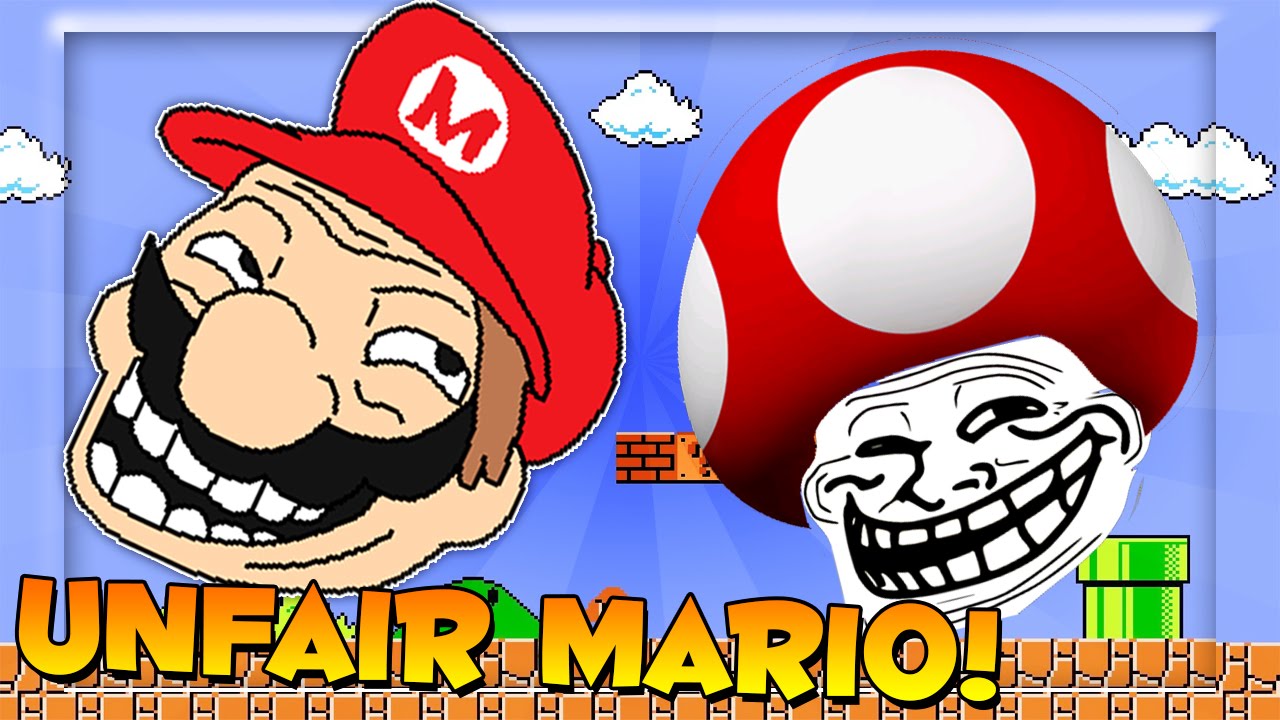 BIGGEST TROLL GAME EVER - Unfair Mario - YouTube