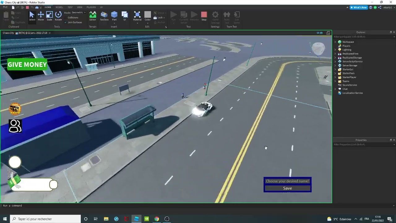 Roblox Studio Car A.I/Traffic System Demo (Chaos City) - YouTube
