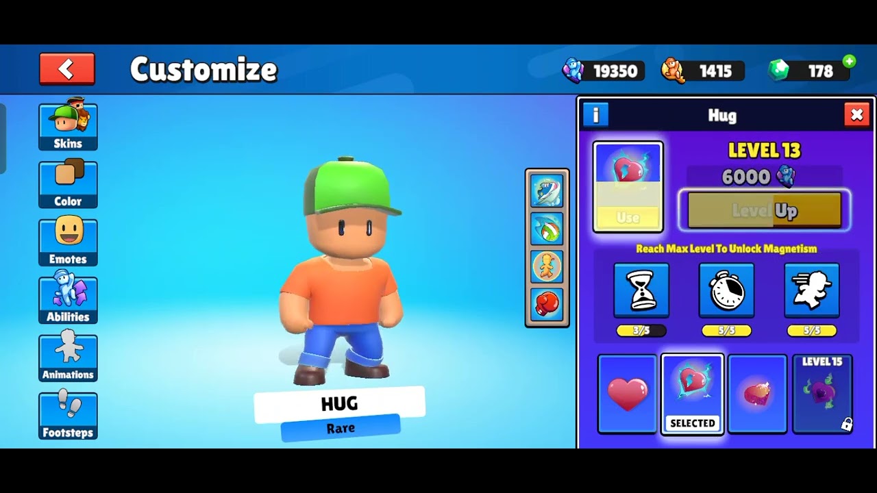 Max Level Hug ️ in Stumble Guys... - YouTube