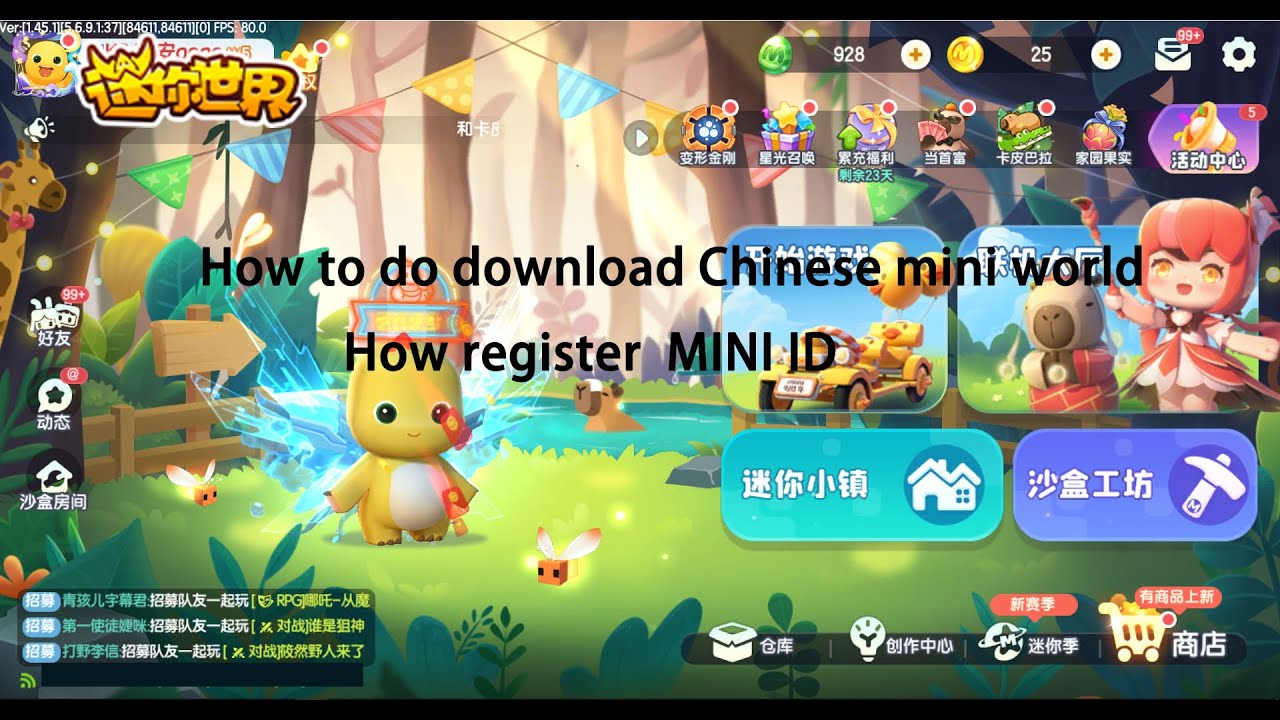 How to do download Chinese Mini World - YouTube