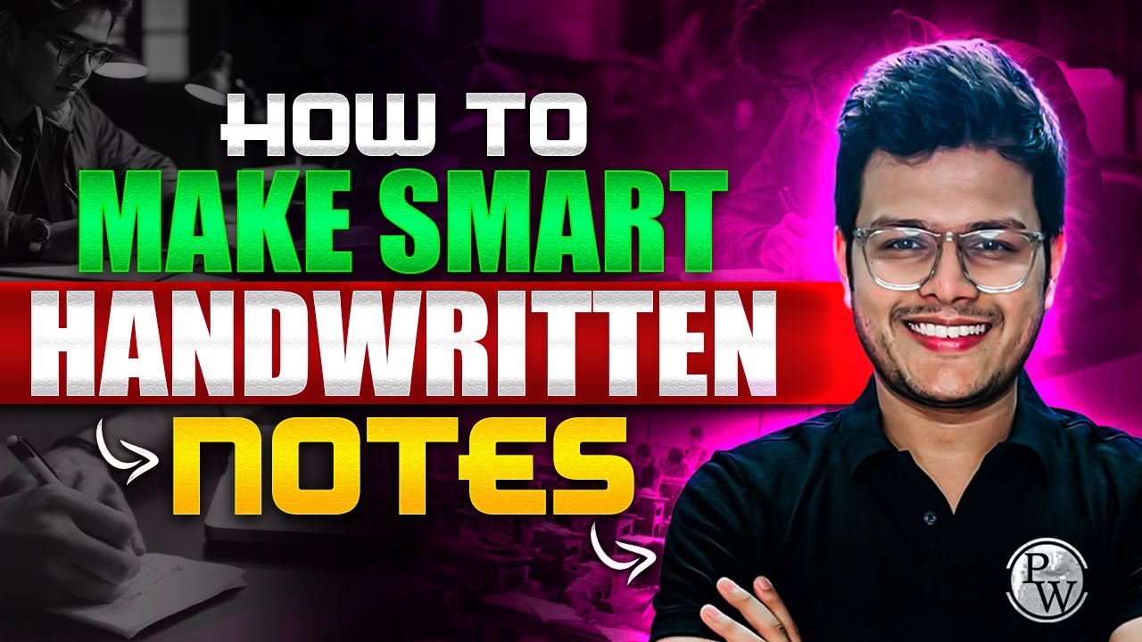 How to Make Smart Handwritten Notes?? 📝📝Most Important Video For CA ...