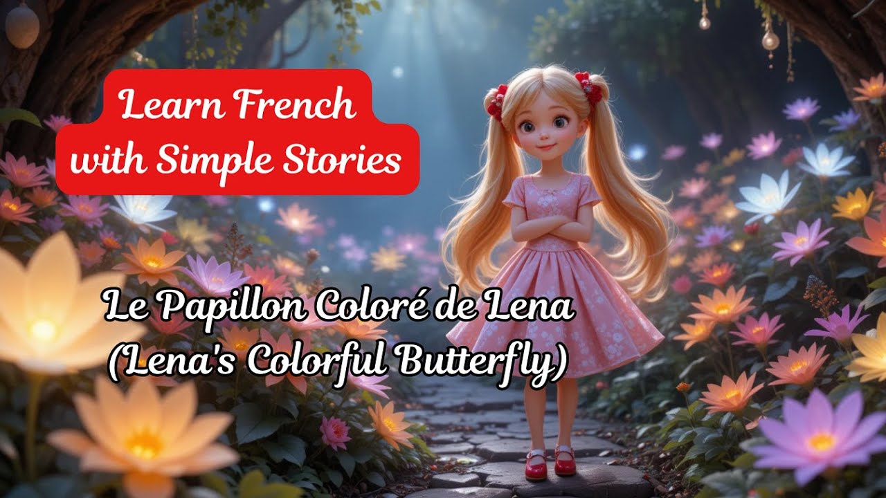 Learn French with Simple Stories | Lena's Colorful Butterfly | Le ...