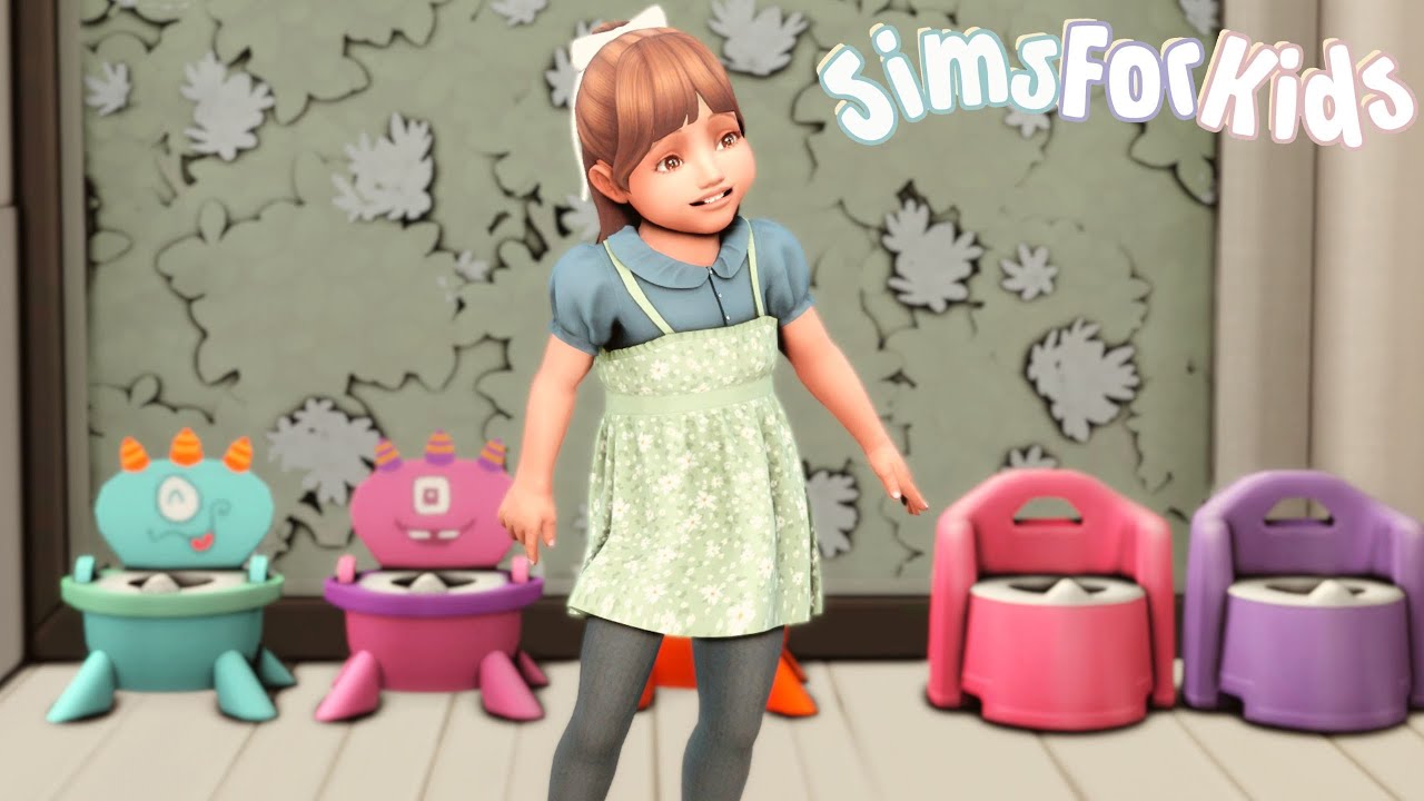 My first Potty | Potty training for toddlers | Short story | The sims 4 ...