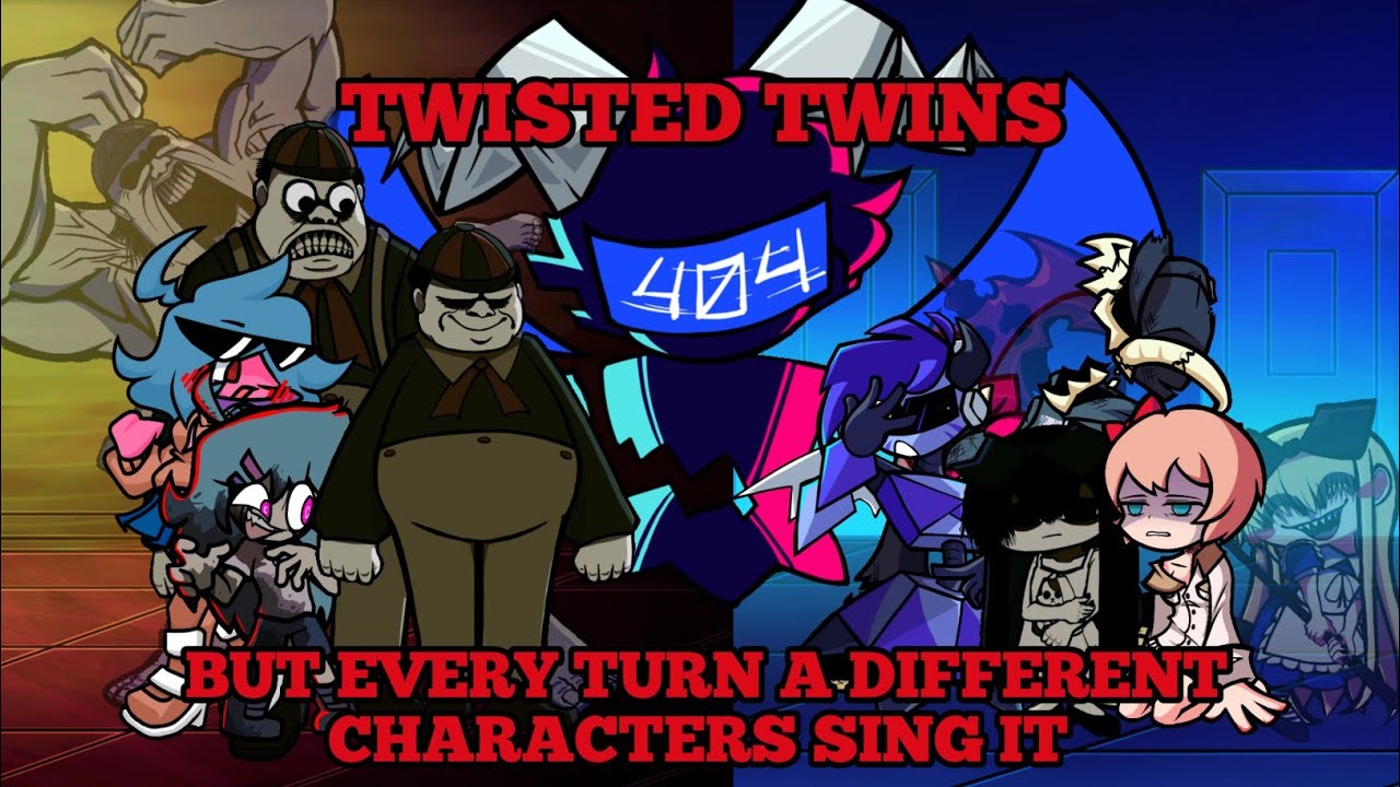 Twisted Twins But Every Turn A Different Characters Sing It | FNF Alice ...
