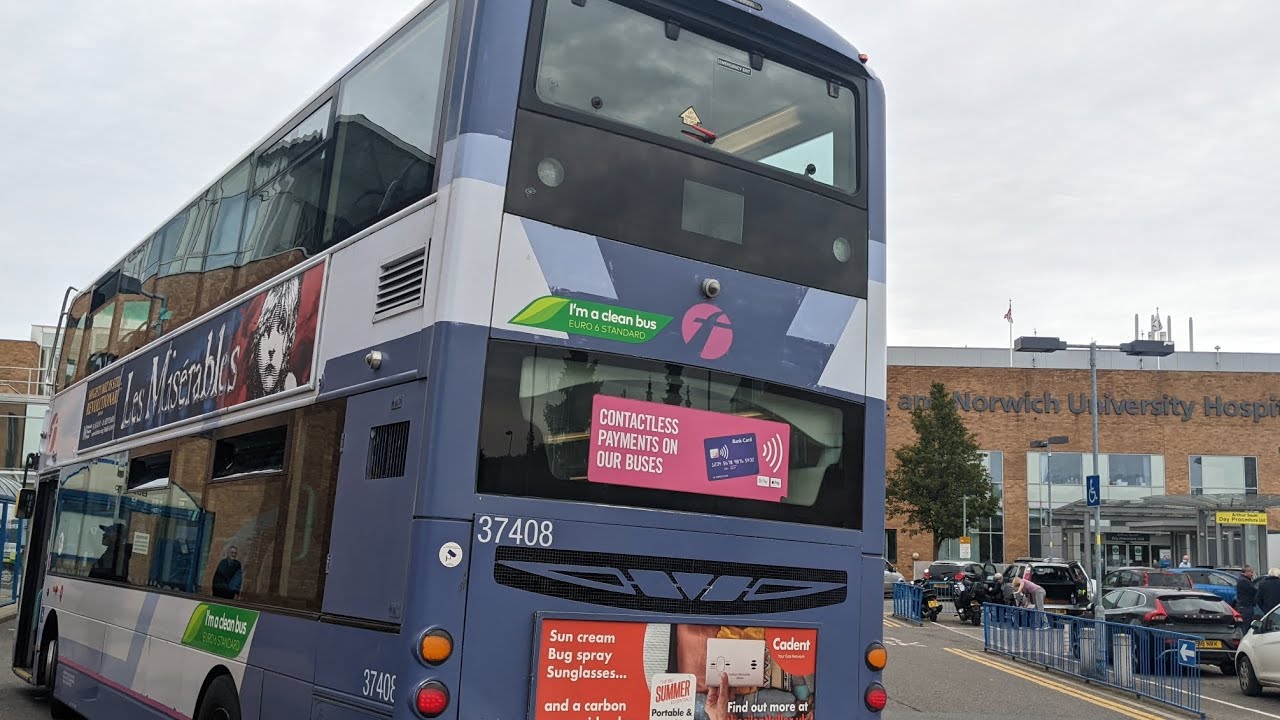 First Norfolk and Suffolk 37408 - YouTube