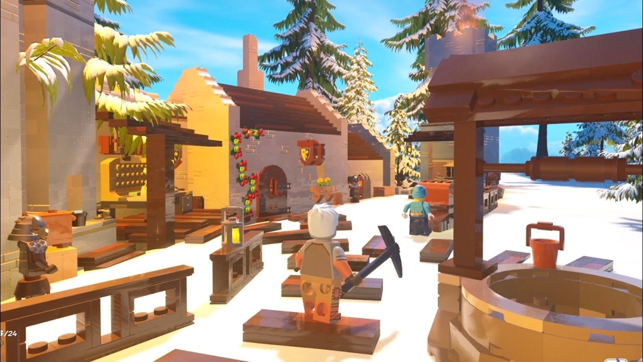 I Built a Working Blacksmith in LEGO Fortnite - YouTube