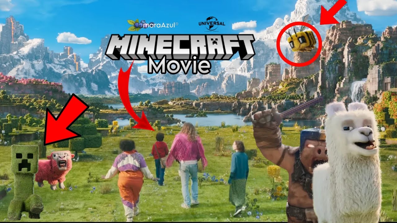 Minecraft Movie Trailer || माइनक्राफ्ट मूवी ट्रेलर|| Minecraft Movie ...