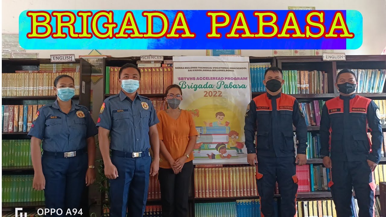 BRIGADA PABASA 2022 AT SBTVHS #highschool #brigadapabasa #teacher - YouTube