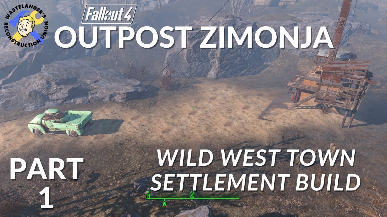 Building a Wild West Town in Fallout 4! - Part 1 - YouTube