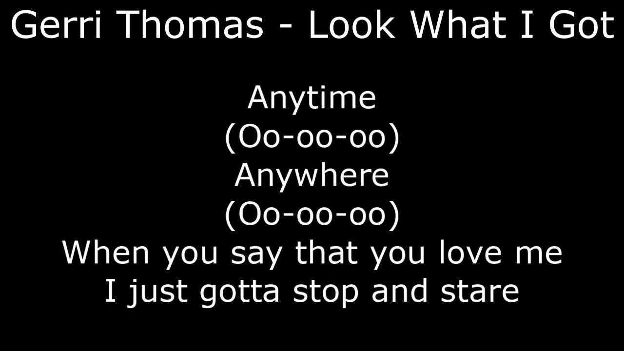 Northern Soul - Gerri Thomas - Look What I Got - With Lyrics - YouTube