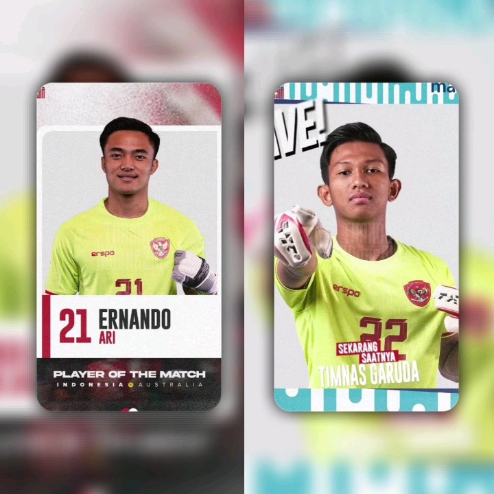 kiper timnas nando dan ichsan #ernandoari #nurichsan #timnasindonesia # ...