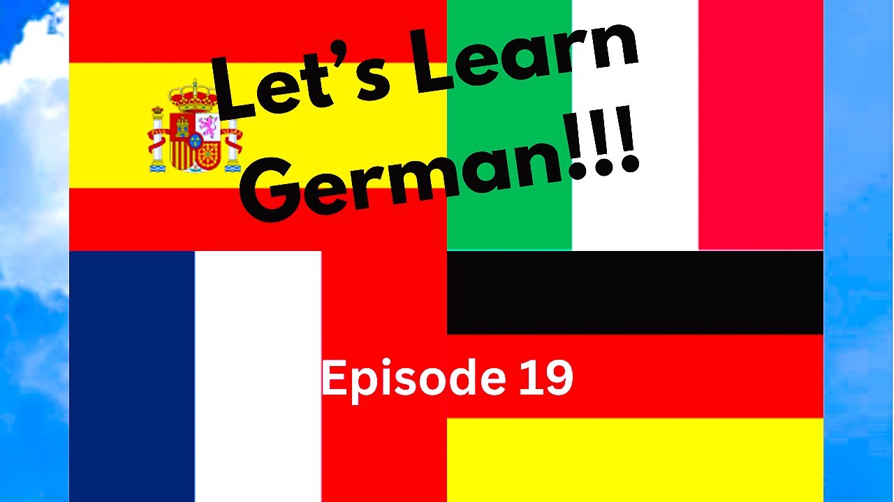 Learning German! FUN ANNOUNCEMENT! Episode 19 - YouTube