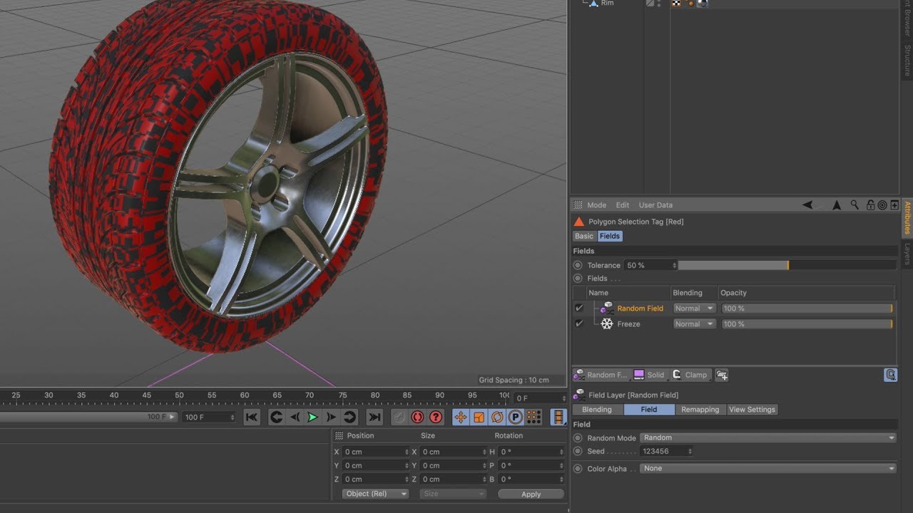 Tip - 240: Create a random polygon selection using Fields in Cinema 4D ...