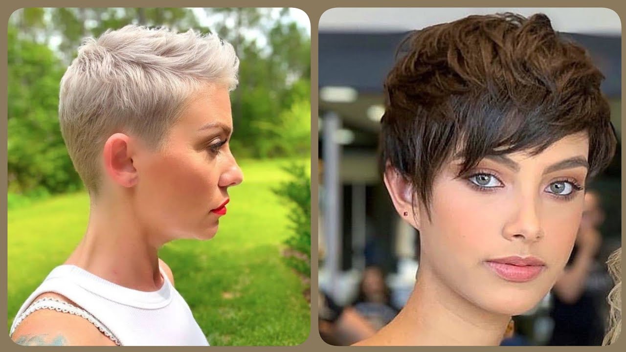 Short Straight Collection Of Pixie Haircuts Ideasvery Short Haircutspixie Cuts Youtube