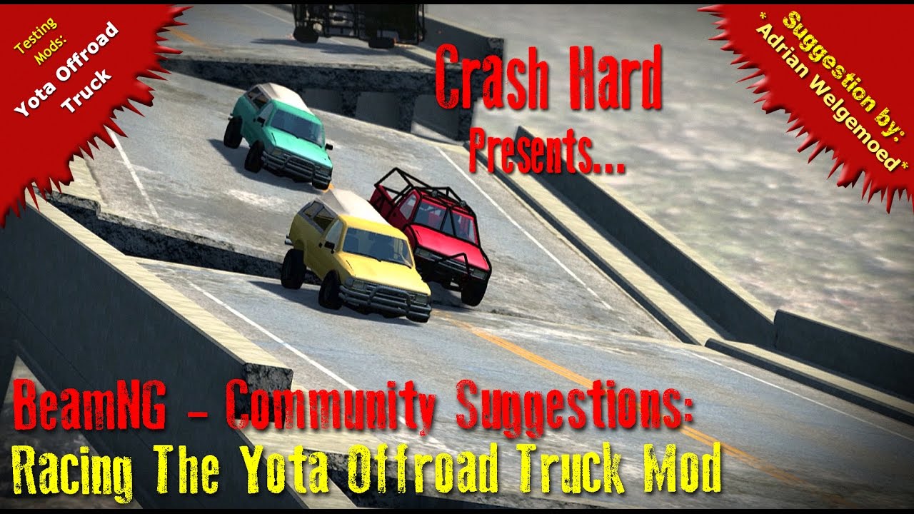 BeamNG - Community Suggestions - Racing The Yota Offroad Truck Mod - YouTube