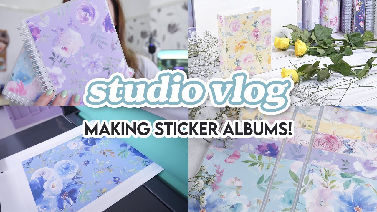 Sticker Album Release on the Graphtec! | STUDIO VLOG #105 | Plannerface ...