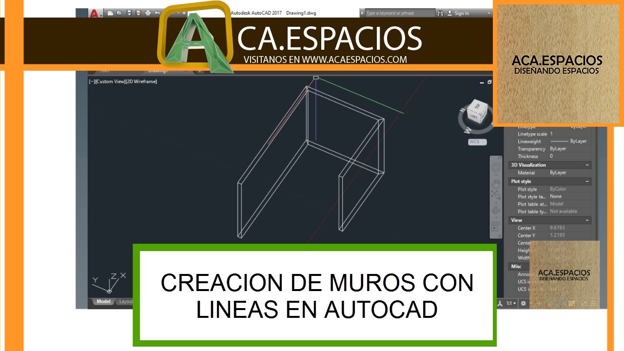 WALLS WITH LINES IN AUTOCAD YouTube WALLS WITH LINES IN AUTOCAD YouTube