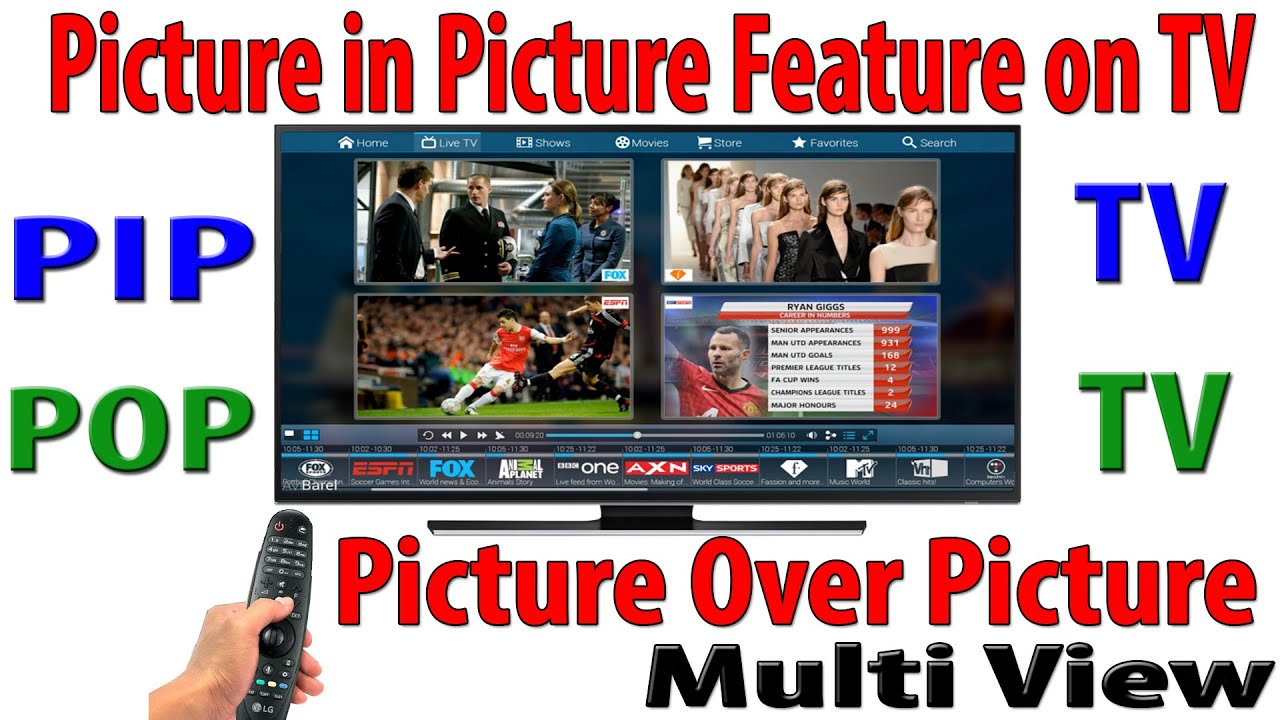 How to Use Picture in Picture PIP or Picture over Picture POP or Multi ...