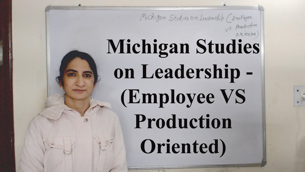 Michigan Studies on Leadership - Employee VS Production Oriented - YouTube