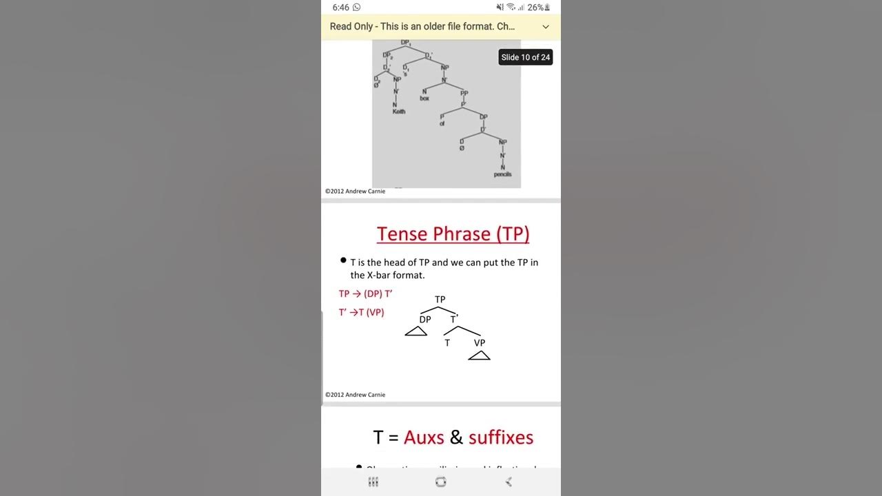 #Syntax# Extending X-bar Theory/Ch.7 - YouTube