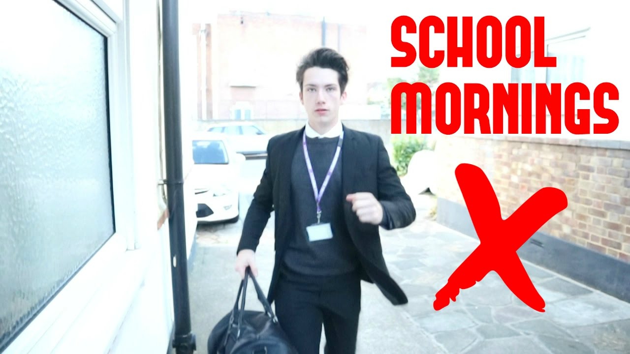 TEENAGE BOYS SCHOOL MORNING ROUTINE LIVE // OCTOBER 2016 - YouTube