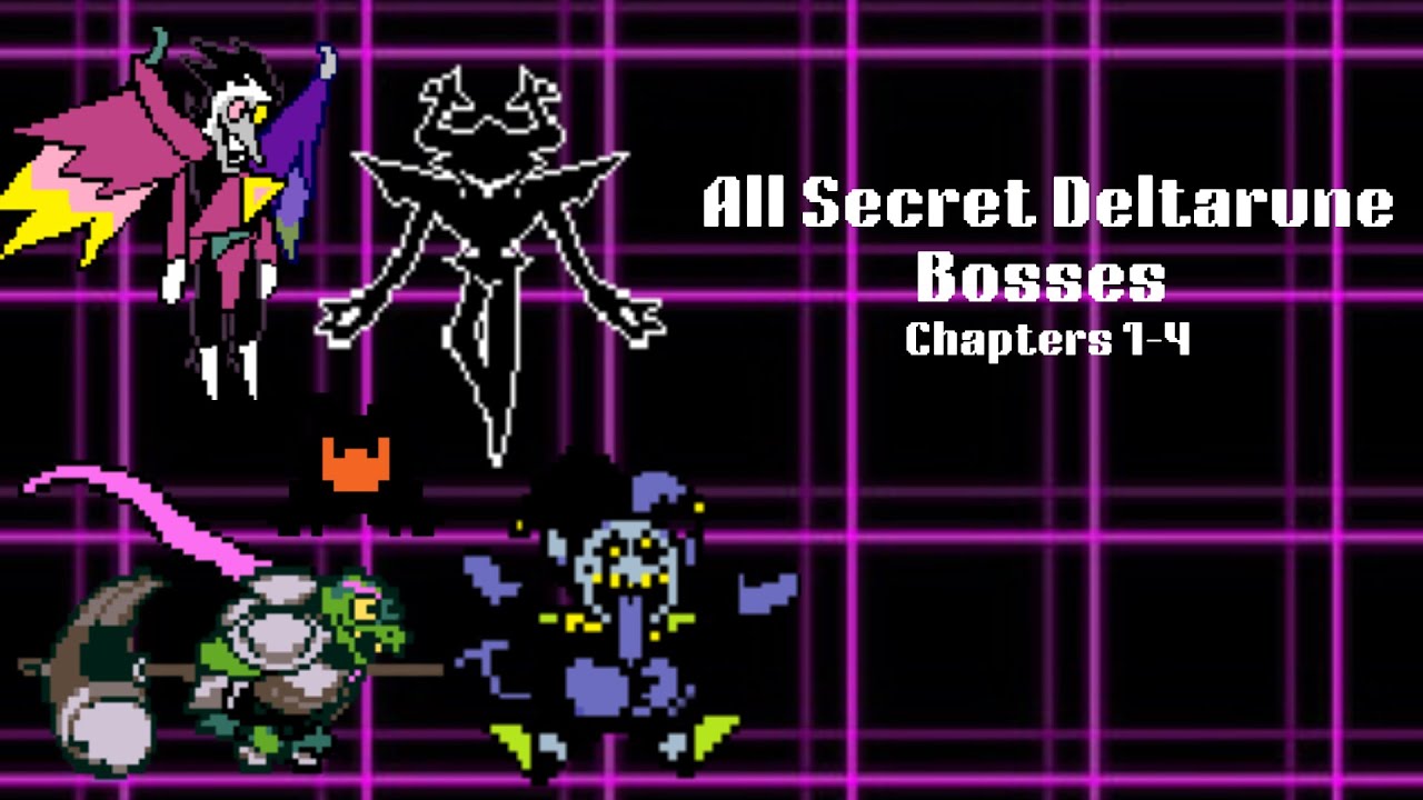 All Secret Deltarune Bosses - YouTube