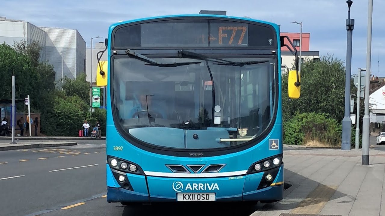 *Nice ride* on arriva volvo B7RLE Wright Eclipse 2 3892 KX11 OSD on ...