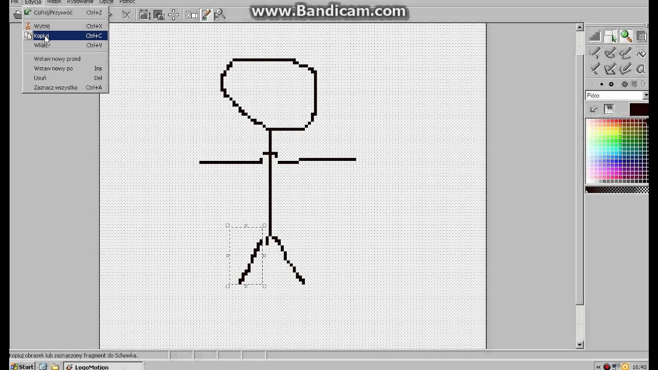 Edytor postaci Logomocja #3 Ruszający się ludzik - YouTube