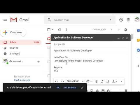 how send Email on Computer Desktop - YouTube