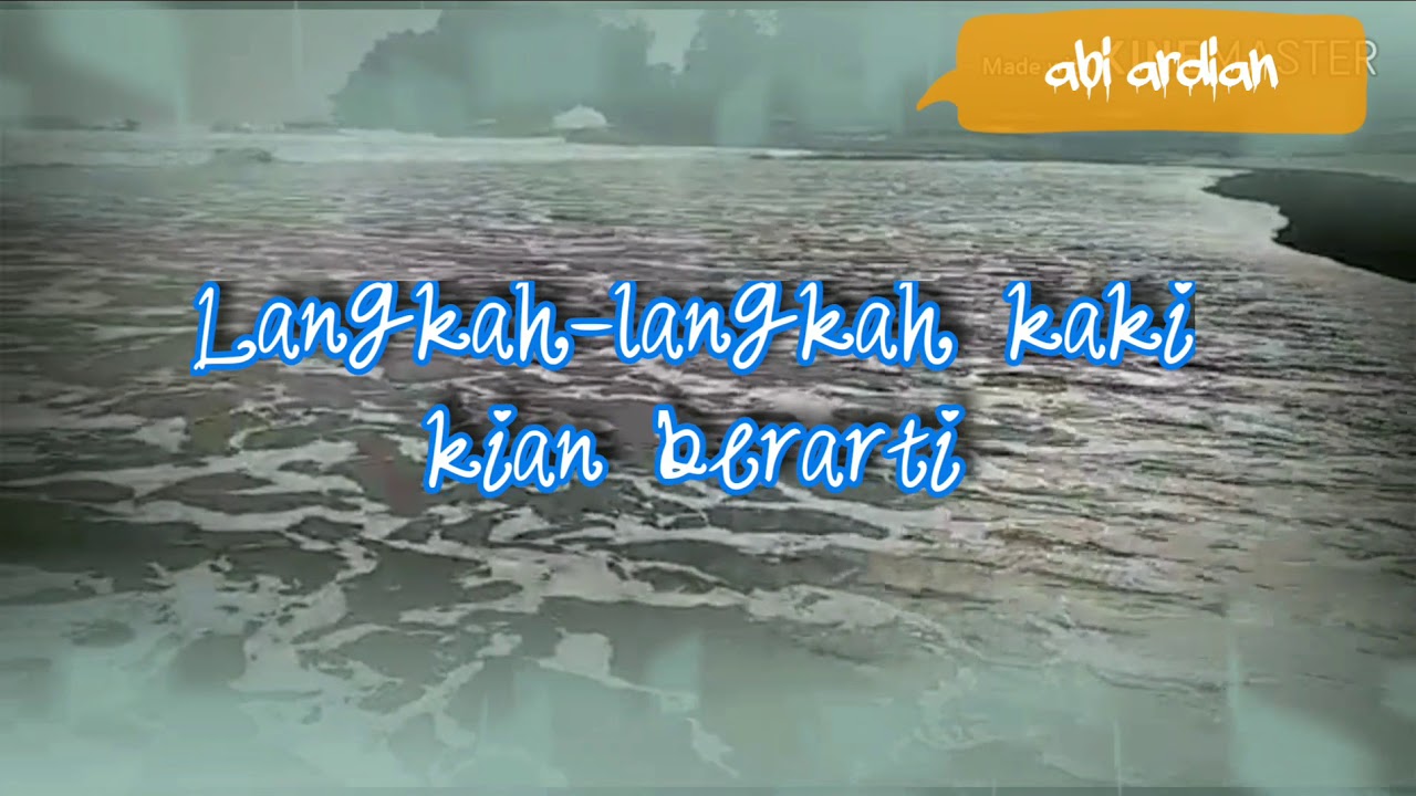 Video Lirik Senja Biru ciptaan Ardian Permana - YouTube