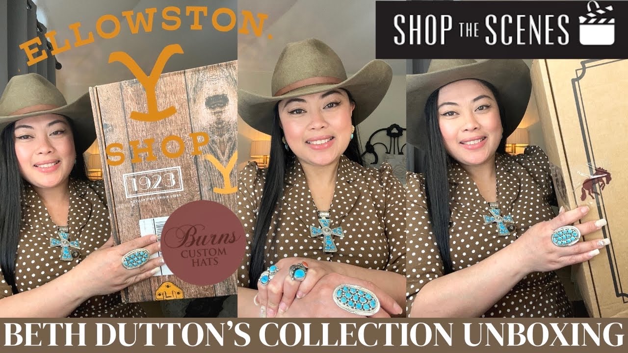 YELLOWSTONE SHOP THE SCENES UNBOXING| BETH DUTTON’s COLLECTION - YouTube