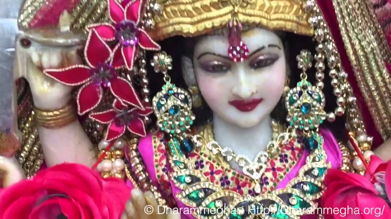 Devi Maa Bhagvati at Dharammegha Temple (Exclusive Footage) - Gauri Maa ...