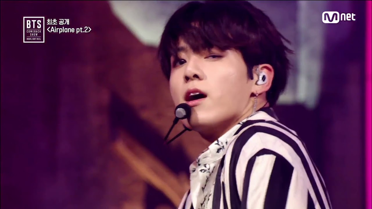 【Live 繁中字】BTS (방탄소년단) － Airplane pt.2 @ Mnet COMEBACK SHOW - YouTube