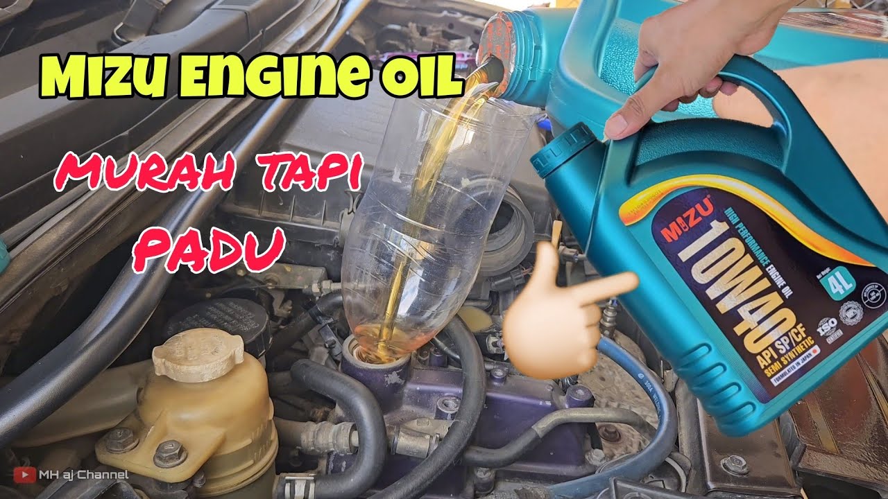 [ASMR] Servis tukar minyak engine Mizu dan penapis minyak Bosch Perodua ...