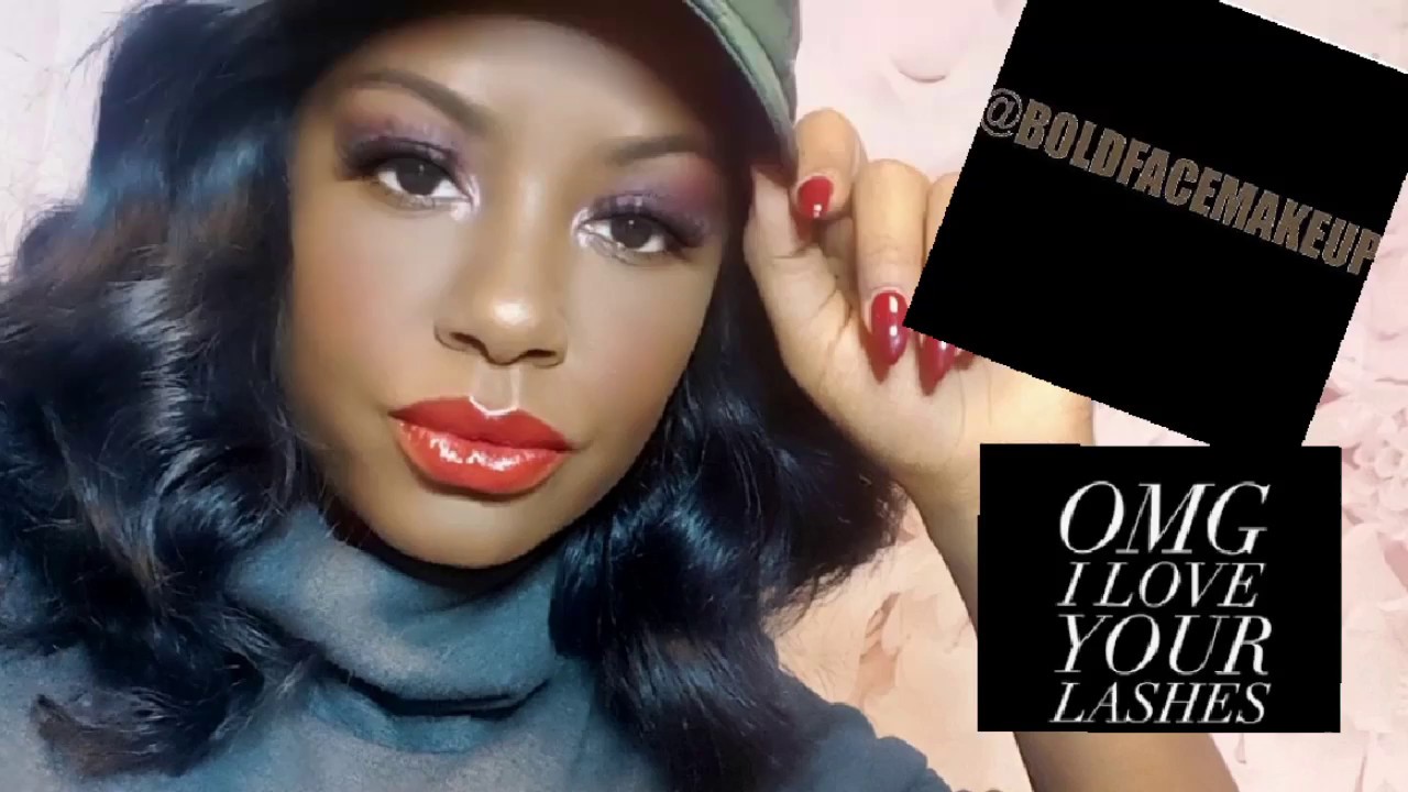 Boldface Makeup "Go Big or Go Home" Lash Review| Amanda Toliver - YouTube