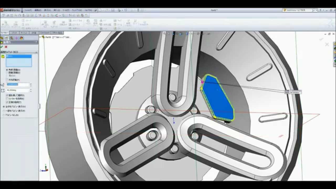 Solid Works CAR wheel 01. 3D-CAD idea modeling - YouTube