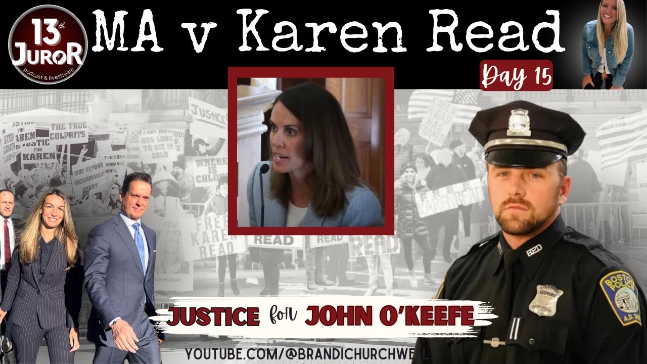 WATCH LIVE: Karen Read Trial Day 15 - CROSS OF JEN MCCABE! - YouTube
