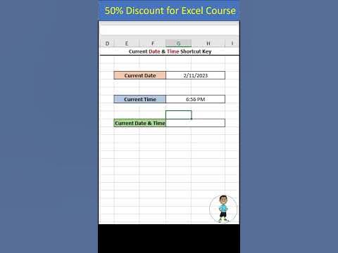Current Date and Time Shortcut Key in Excel #msexcel #excel #exceltips #exceltutorial # ...